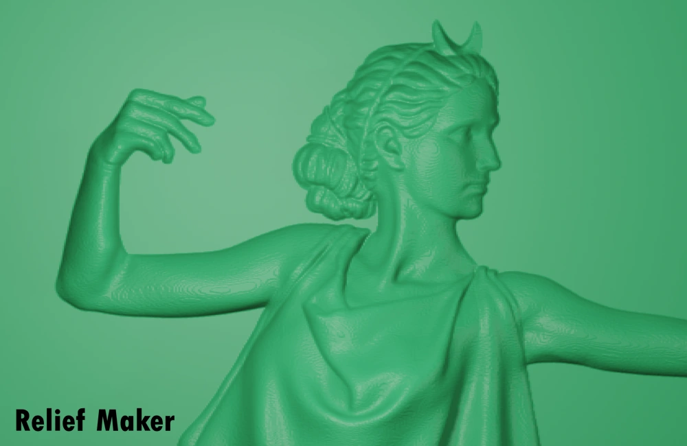Relief Maker vs ZBrush Relief - www.reliefmaker.com