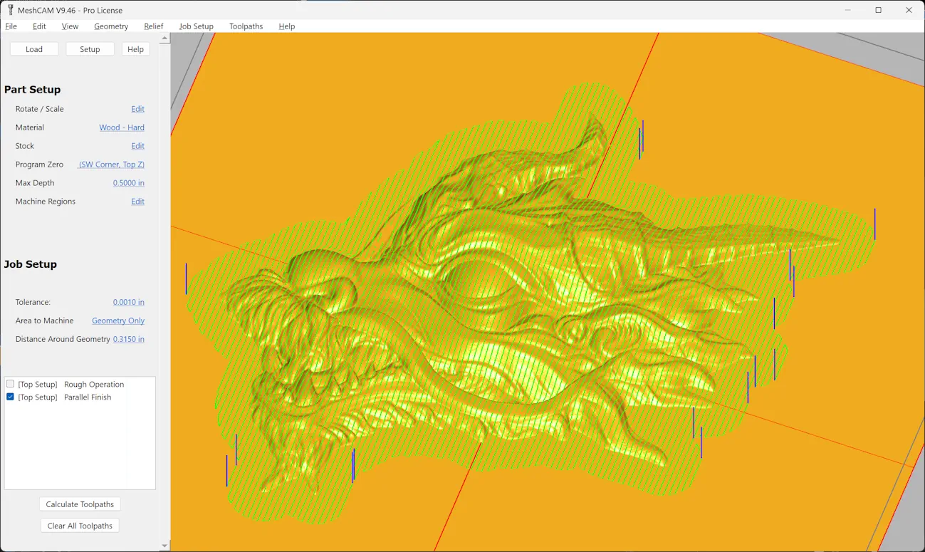 Reliefs in MeshCAM - www.reliefmaker.com