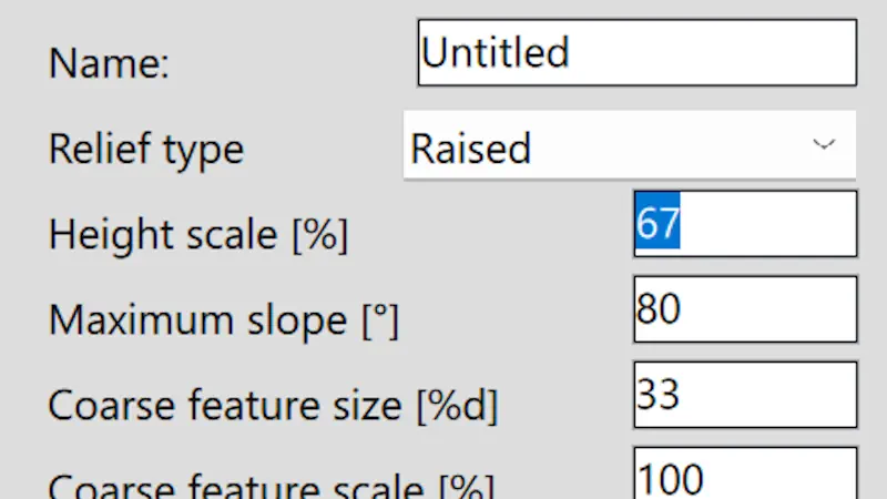 Relief Maker - Create manufacturable 3D Bas Reliefs