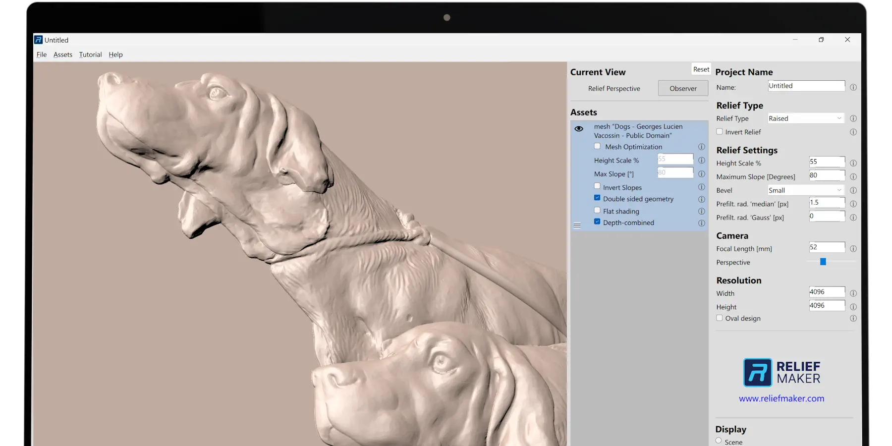 Relief Maker - Create manufacturable 3D Bas Reliefs