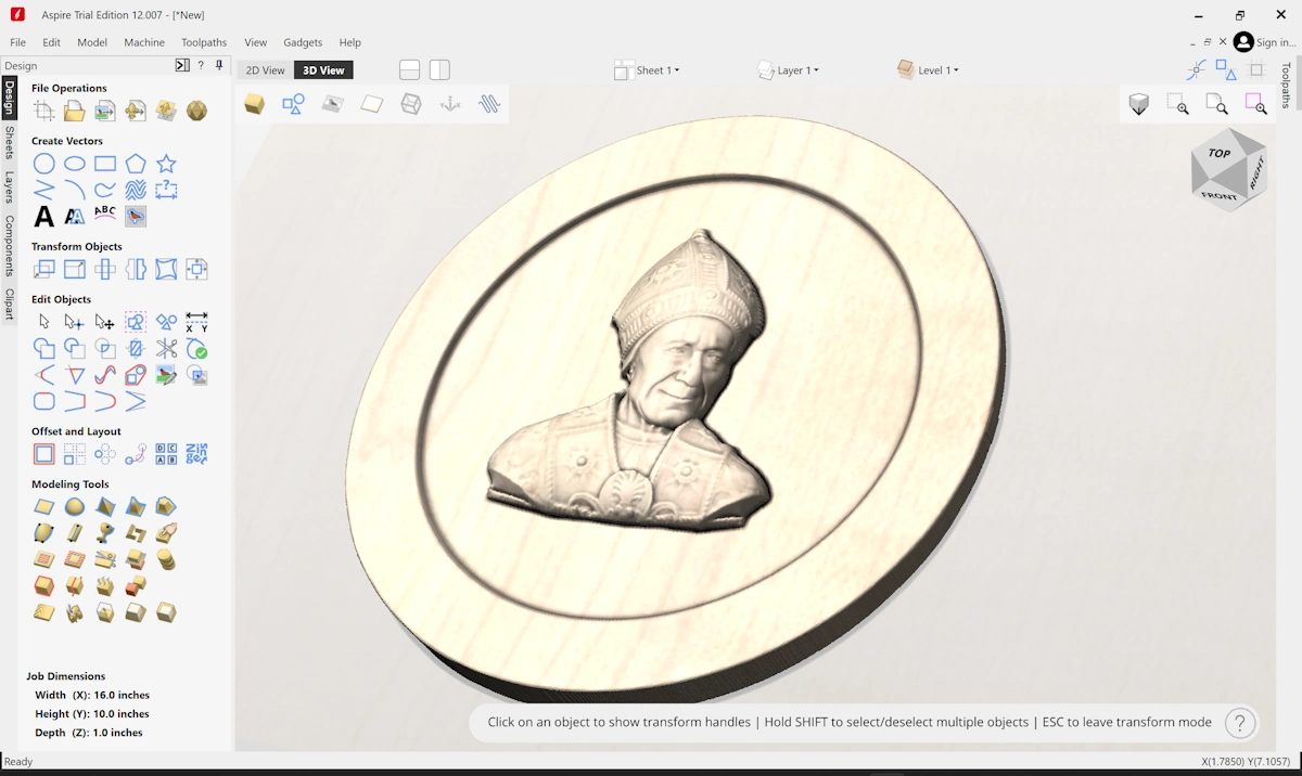 Using Height / Depth Maps in Relief Maker - www.reliefmaker.com